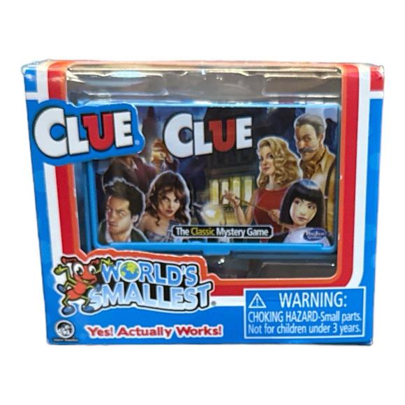 Hasbro | Games | Hasbro Worlds Smallest Clue The Classic Mystery Game ...